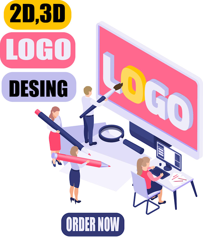 Design 3d,2d,minimalistic,modern logo for your brand and orgnization by ...