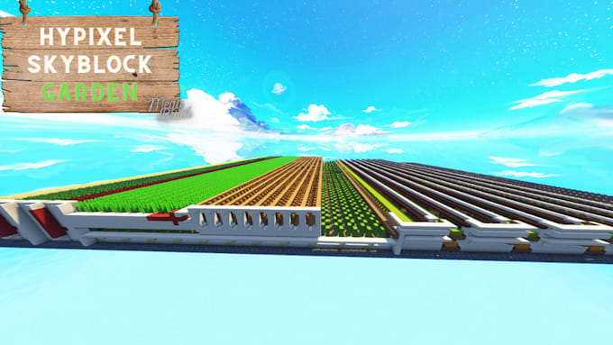 Build an infinite fully sized farm in minecraft hypixel for you by ...