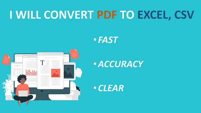 Convert pdf to excel, csv, google sheet by Mankubu | Fiverr Convert pdf to excel, csv, google sheet by Mankubu | Fiverr