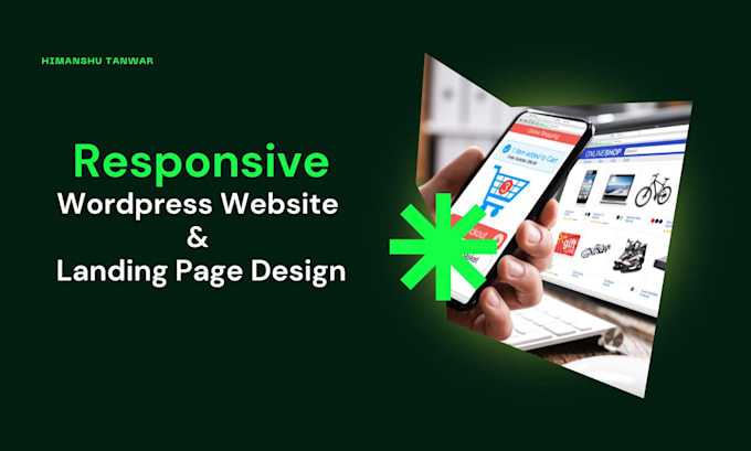 Build wordpress website design, development as web developer by Himanshutanw505 | Fiverr