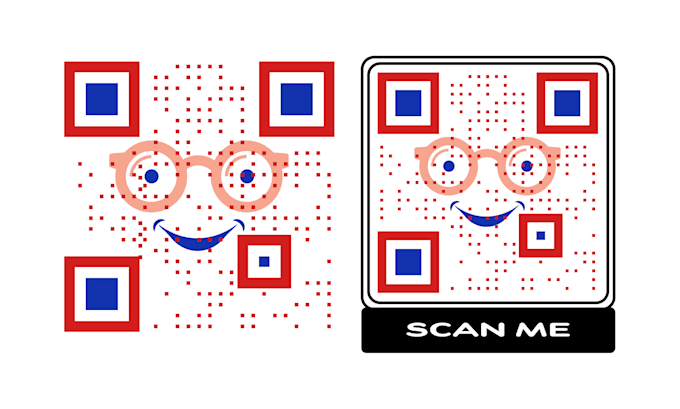 Design qr code with logo and call to action text by Sainoclock | Fiverr