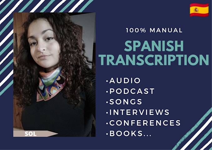 Do a 30 minutes spanish transcription in 24 hours by Solteibo | Fiverr