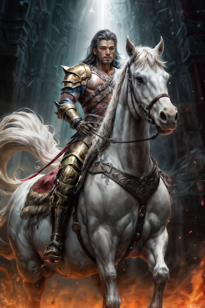 Draw digital illustration of your rpg, dnd or role play characters by ...