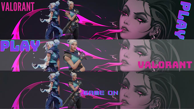 Valorant banner design and photography by Poyrazgalip | Fiverr