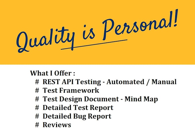 Do rest api testing automated or manual by Chathunm | Fiverr