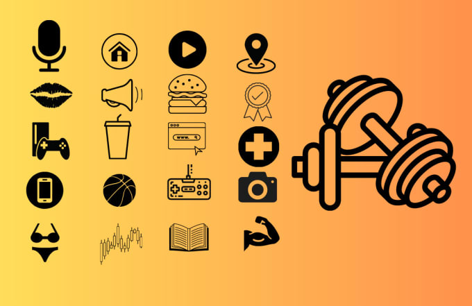 High quality icon design services by Sheikh340 | Fiverr