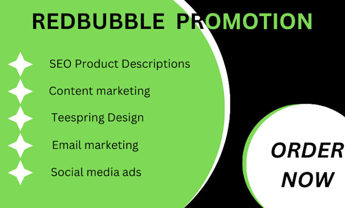 Do redbubble promotion, promote shopify, teespring, and etsy to boost ...