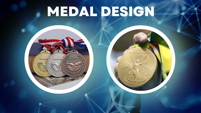 Design unique medals, awards, trophies,3d modelling, coin by Jossetech1 ...