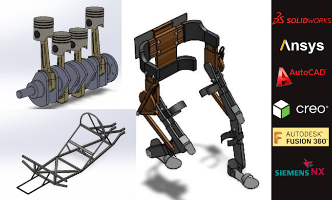 Design 3d cad models and 2d drawings on solidworks with fea and cfd on ansys by Arhumbk | Fiverr