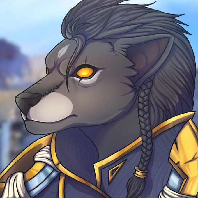 Digital character portrait or icon by Pinklionart | Fiverr