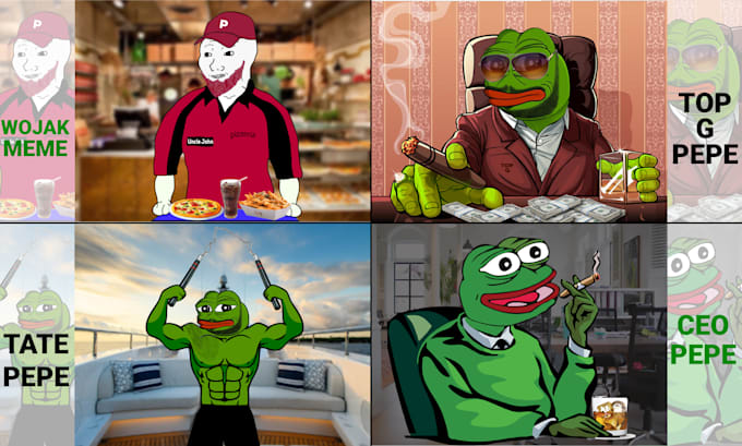 Design viral crypto meme coin, token, animal, pepe meme logo by Aliifgd ...