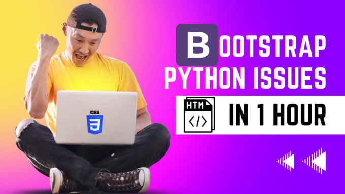 Fix Html Css Bootstrap Python Issues In One Hour By William456t Fiverr