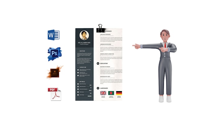Design a custom cv maker with your branding by Mubashir_512 | Fiverr