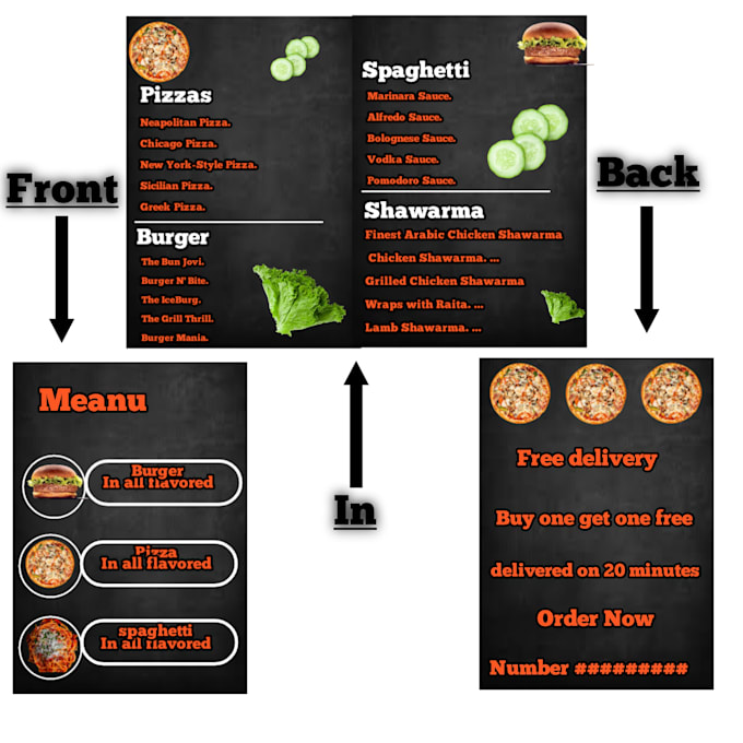 Design a beautiful meanu design by Zahidmunaeem | Fiverr