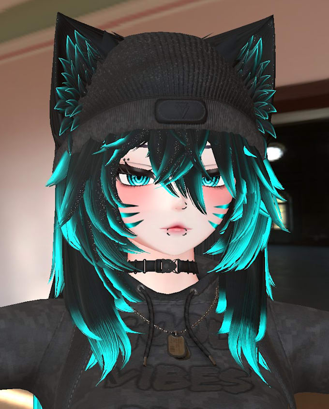 Vrchat Avatar Vtuber Vr Character Vr Chat Avatar 3d Model Nsfw Vr