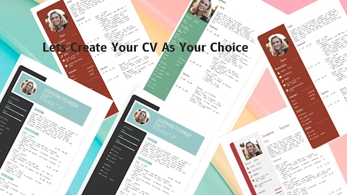 Make professional cv maker resume design using creativity by Oshiarts ...