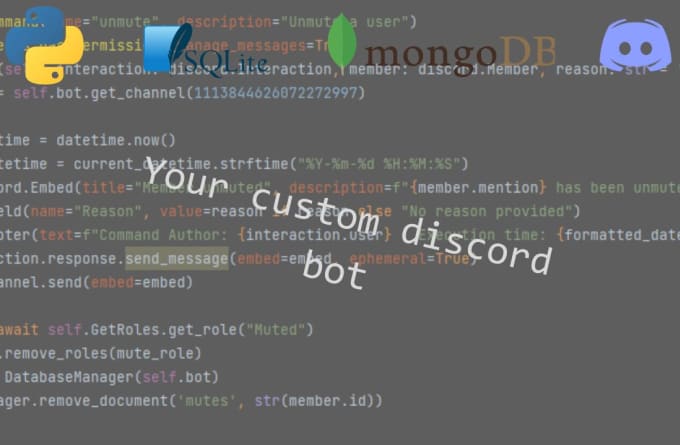 Develop A Custom Discord Bot Using Python For Your Server By Discordpypro Fiverr
