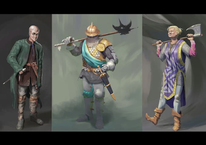 Create a semi realistic rpg fantasy character for you by Nunogomesv ...