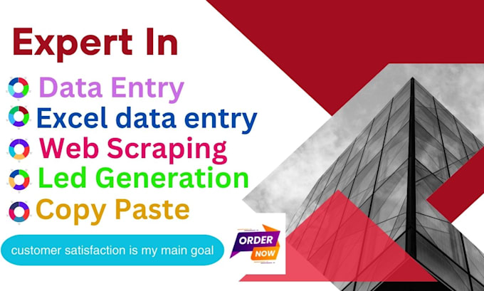 Do accurate data entry copy paste web research and virtual assistant expert by Shopnaporun | Fiverr