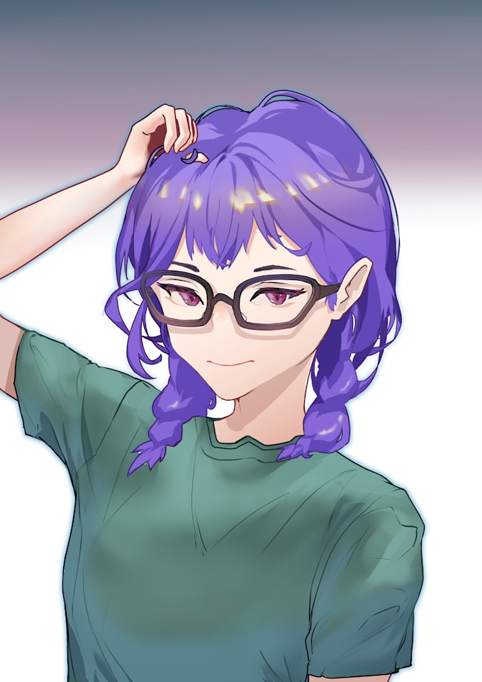 Draw your high quality anime character art by Shunraishi | Fiverr