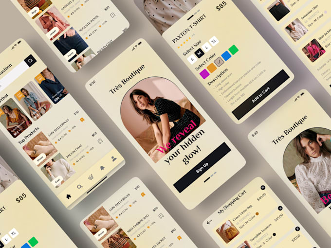 Design a modern mobile app ui ux design in figma by Murad_zaman | Fiverr