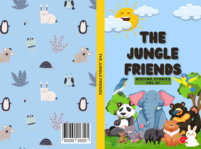 Design notebooks cover, children book cover and children story book ...