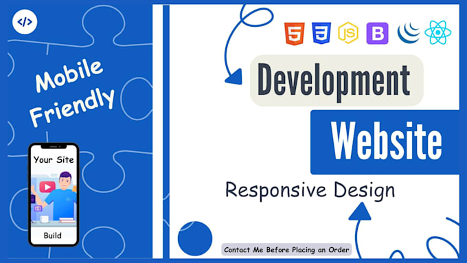 Develop and design front end responsive website 24 hours by ...