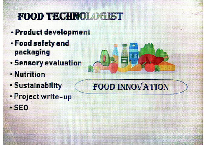 Develop innovative food products by Gazala_nazakat | Fiverr