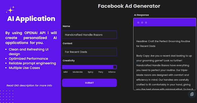 Create ai saas application using chat gpt app with openai by ...