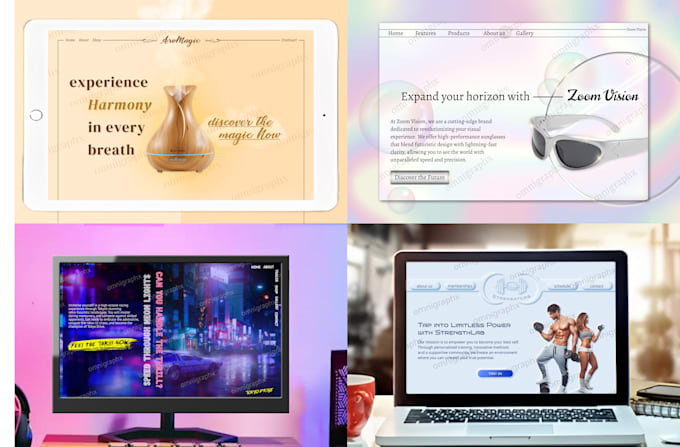 Design and code a website that reflects your brands essence by Elina_kz ...