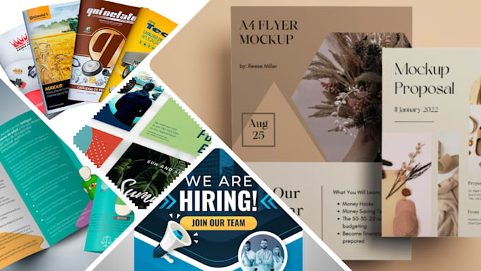 Design professional flyer, brochure, poster o tríptico by ...