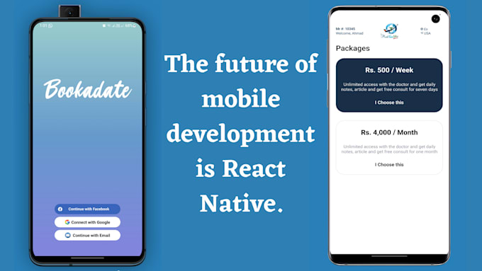 Transform your mobile vision into reality with react native by Ahmad0303 | Fiverr