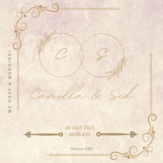 Invitation desing all types by Melsileyta | Fiverr