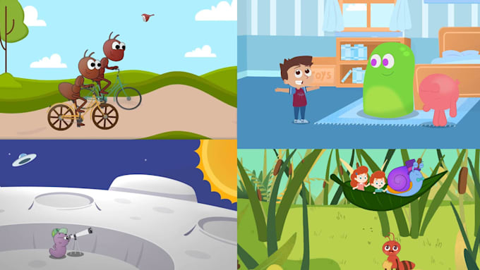 Create 2d character animation and rig by Aeakarsu | Fiverr