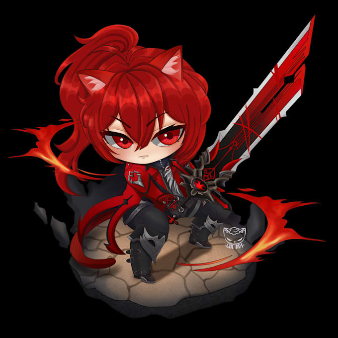 Do chibi art of any character you want by Giieart | Fiverr