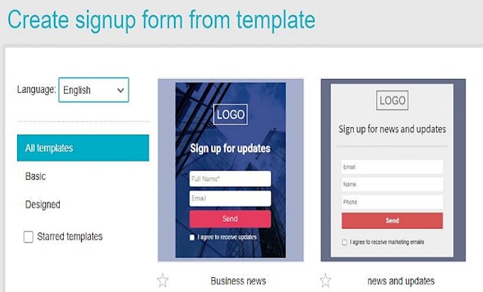 Professionally create forms sign up, pop up form, embedded form and ...