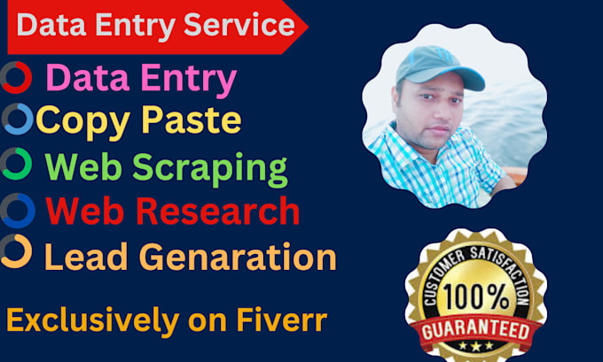 Do data entry data mining copy paste lead genaration and web research expert by Motiulhaque | Fiverr