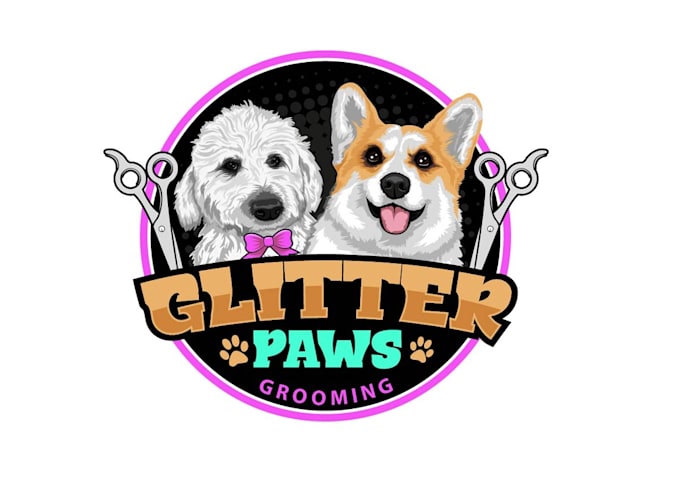 Design outstanding paws grooming logo by Parisian_jalyn | Fiverr