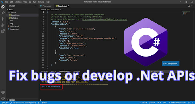 Fix bugs or develop apis using csharp dotnet by Imanshu15 | Fiverr Fix bugs or develop apis using csharp dotnet by Imanshu15 | Fiverr