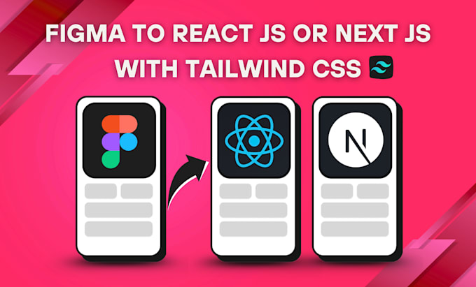 Convert figma to react or next js website with tailwind css by Ahadul_islam7 | Fiverr