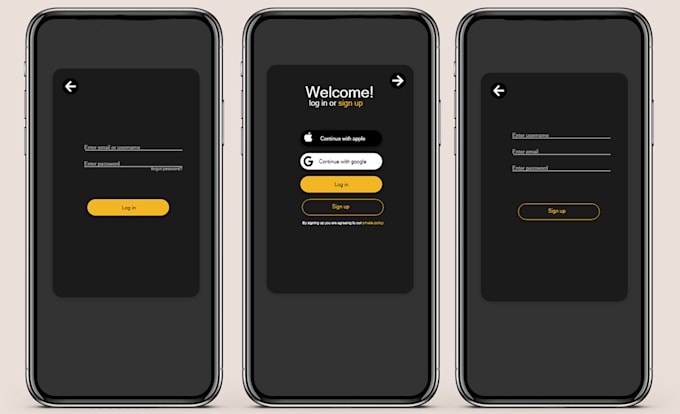 Make you a mobile ui design by Dextnim | Fiverr