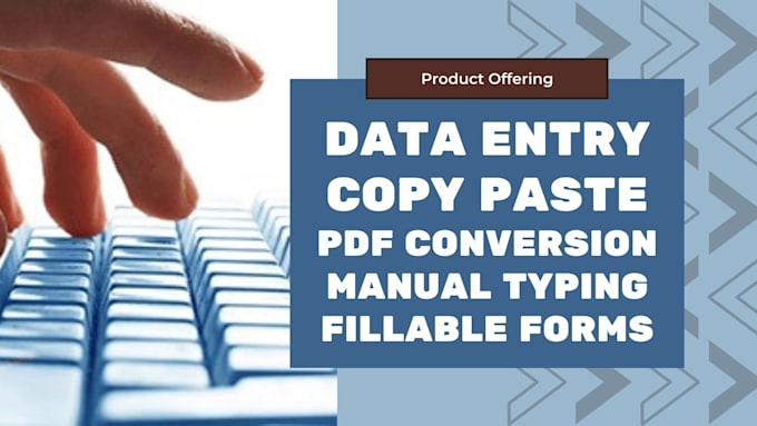 Deliver efficient and accurate data entry work by Smllamas | Fiverr