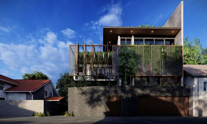 Do 3d modeling, architectural interior and exterior renderings by Sh3dstudio | Fiverr