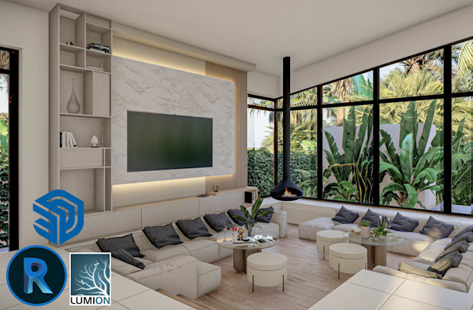 Do 3d modeling in sketchup and render interiors exteriors in lumion by Arch_viz_mohsin | Fiverr