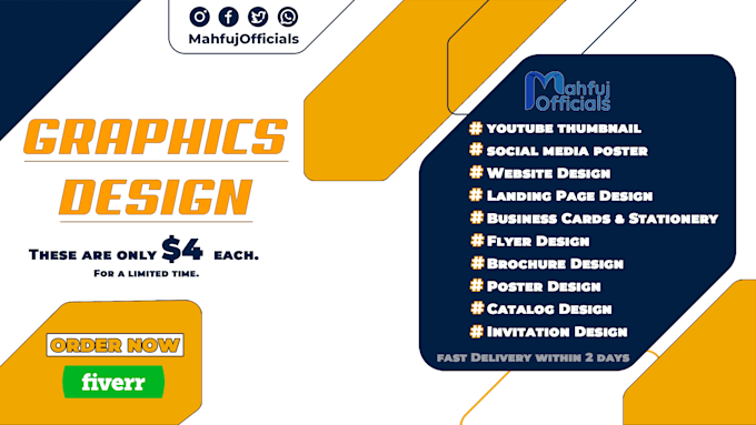 Design an awesome thumbnails social media banner other ps work for you ...
