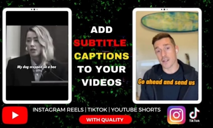 Edit Instagram Reels Tiktok Short Videos With Attractive Subtitles By