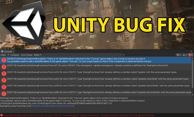 Fix bugs in your unity project by Vadimskyi | Fiverr Fix bugs in your unity project by Vadimskyi | Fiverr