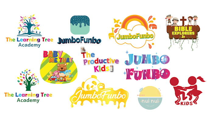 Design a fun colorful logo for kids, children or baby brands by ...