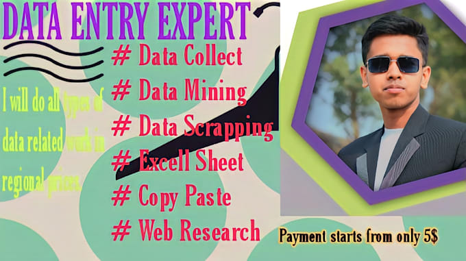 Do data entry, data collection, copy paste, web scraping by Mhriyad999 | Fiverr
