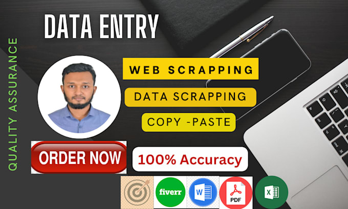 Do Data Entry Web Scraping Copy Paste Data Collection By Rezwan01683 Fiverr